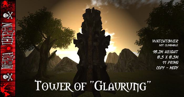 Second Life Marketplace - [ Moria’Theron ] LOW PRIM - Tower of Glaurung ...