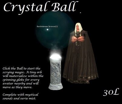 Second Life Marketplace - Wizard's Crystal Ball (Scrying / Radar device)