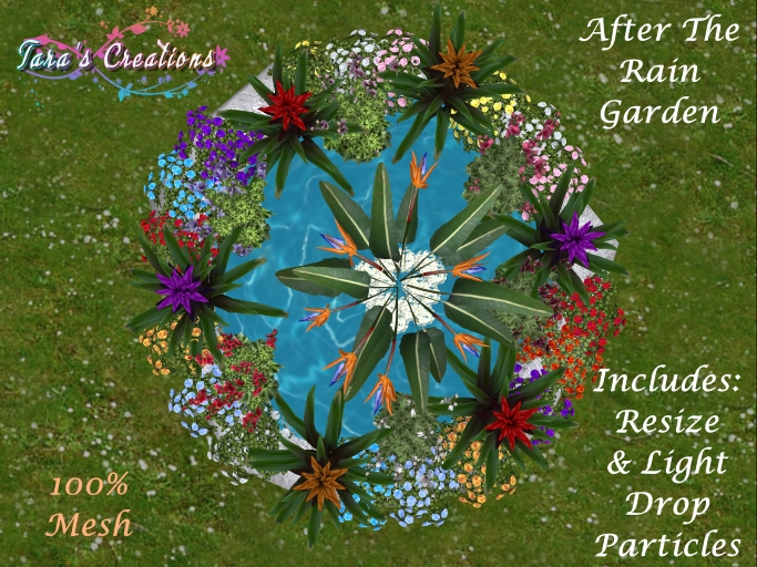 Second Life Marketplace - Tara's Creations After The Rain Garden (BOX)