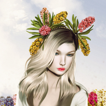 Second Life Marketplace - *LODE* Head Accessory - Hyacinth Crown [mix I ...
