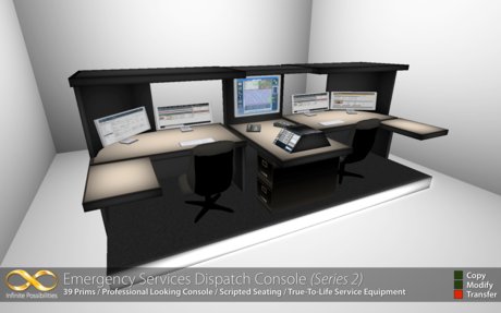 Second Life Marketplace - Inspired Design - Emergency Services Dispatch ...