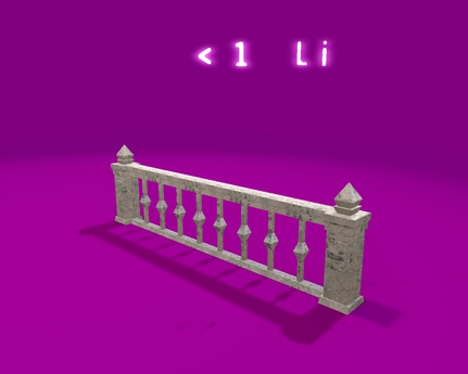Second Life Marketplace - 1+ LI "Marble Fences Blocks" personal build ...