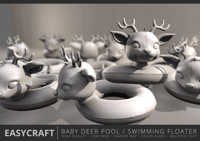 Second Life Marketplace - EASYCRAFT - Full Perm Baby Deer Floater