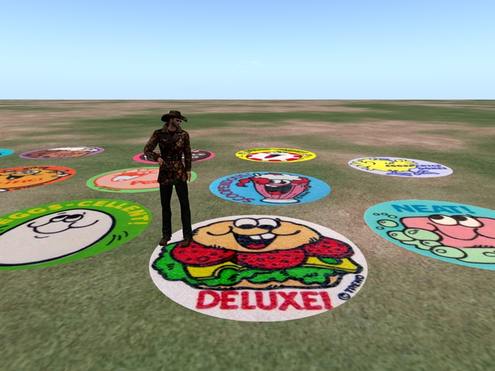 Second Life Marketplace - Scratch N Sniff Sticker Rugs 13 pack