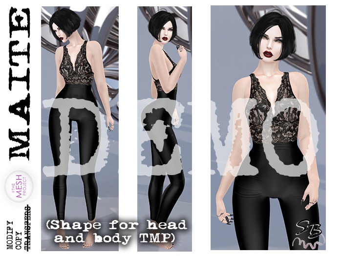 Second Life Marketplace - .:SB:.MAITE Shape -TMP\\Basic Body \Head ...