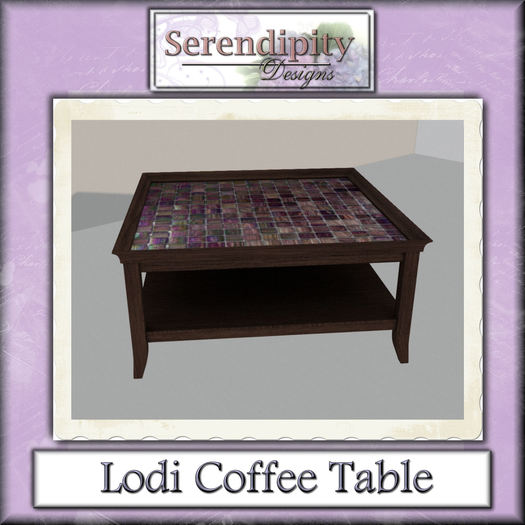 Second Life Marketplace - Serendipity Designs - Lodi Coffee Table