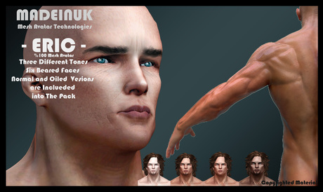 Second Life Marketplace - MADEINUK - Eric Mesh Avatar - Light