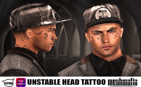 Second Life Marketplace - Unstable Head Tattoo