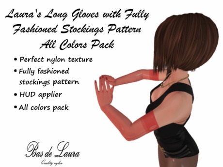 Second Life Marketplace - Laura's Gloves with Fully Fashioned Stockings ...
