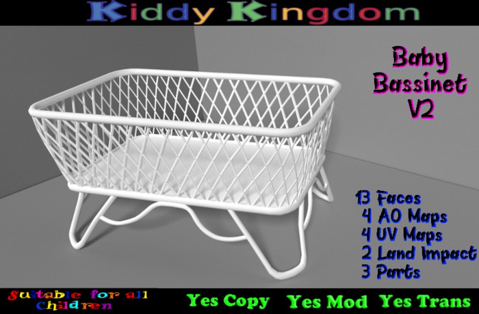 Second Life Marketplace - (KK) Baby Bassinet V2