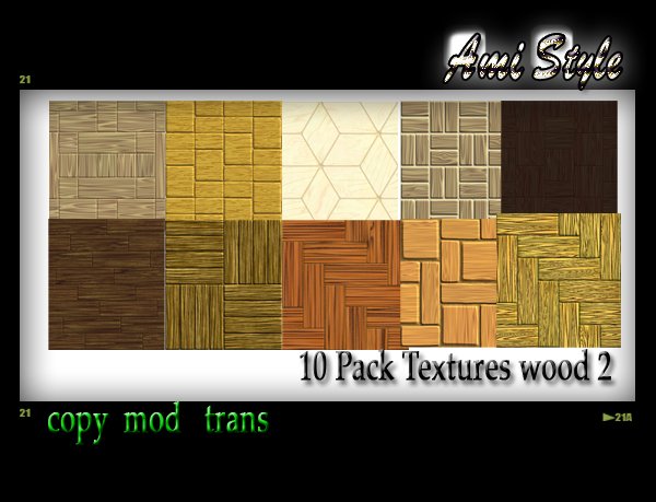 Second Life Marketplace - ASD Full Perm 10 Texture Wood v2