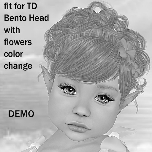 Second Life Marketplace - !!! Afa Hair TD Bento Head Xenia DEMO