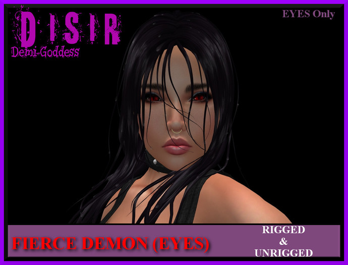 Second Life Marketplace - ~ Disir DG ~(Fierce Demon) Mesh Eyes (BOXED)