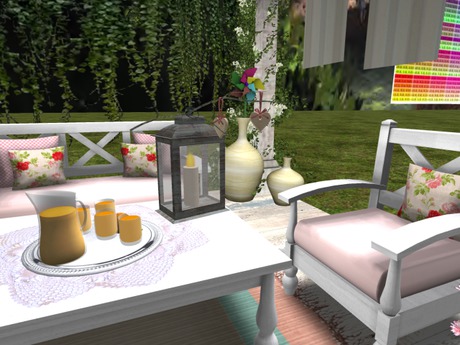Second Life Marketplace - GD MESH GAZEBO SHABBY FURNITURE COMPLETE ...
