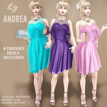 Second Life Marketplace - LEGENDAIRE ANDREA DRESS