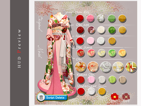 Second Life Marketplace - *:..Silvery K..:*KimonoMesh(TUBAKI)Pink