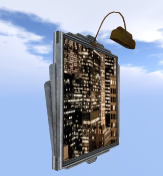 Second Life Marketplace - animated gif city lights 1 includ. mesh frame