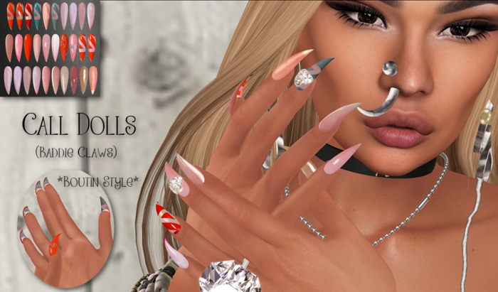 Second Life Marketplace - ~GD~Call Dolls(Boutin Baddie Claws ...