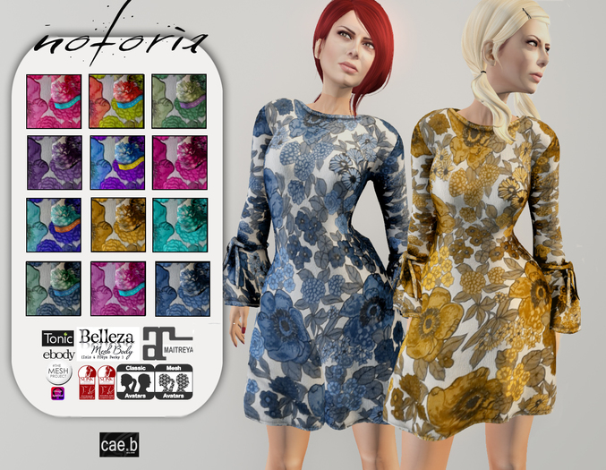Second Life Marketplace - cae.b - Notoria dress - Bagged