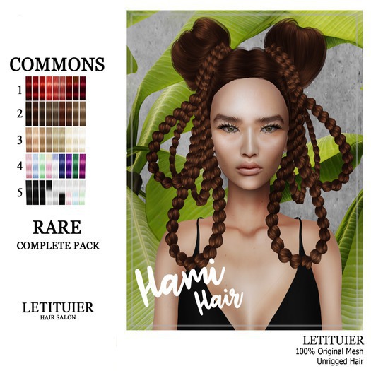 Second Life Marketplace - {Letituier} Hami Hair - Blondies