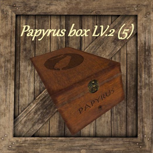 Second Life Marketplace - papyrus level 2 [G&S] storage vendor crate ...