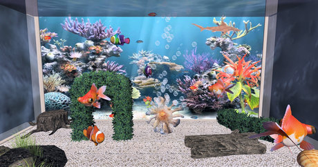 Second Life Marketplace - CB26 - FISH TANK WITH ANIMATED WATER ...
