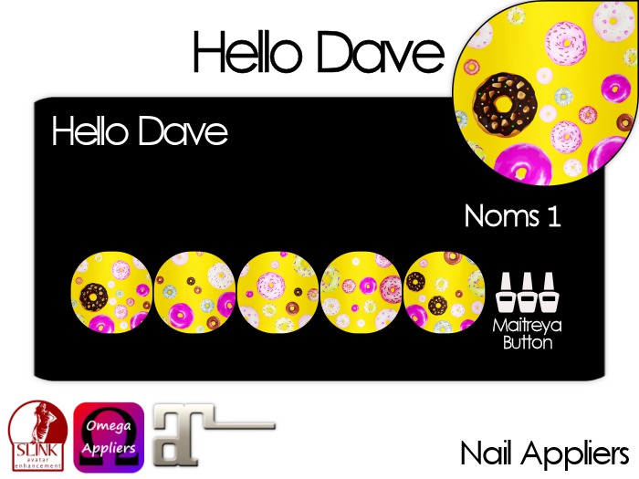 Second Life Marketplace - Hello Dave - Nail Appliers - Noms 1