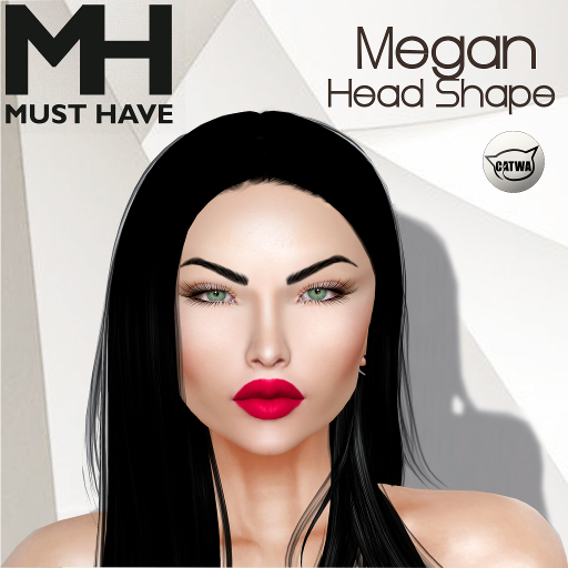 Second Life Marketplace - MUST HAVE - Megan Head Shape (Catwa Koura) - DEMO