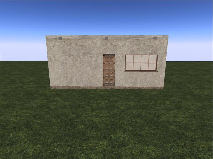 Second Life Marketplace - Adobe-House Grey 7 prim cm