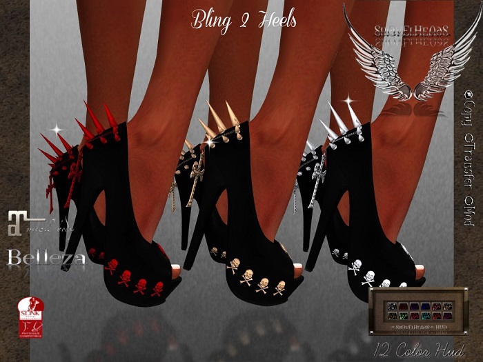 Second Life Marketplace - :*:ShOvElHeAdS:*: Bling 2 Heels
