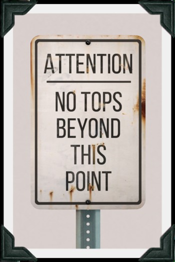 Second Life Marketplace - floorplan. no tops sign [box]