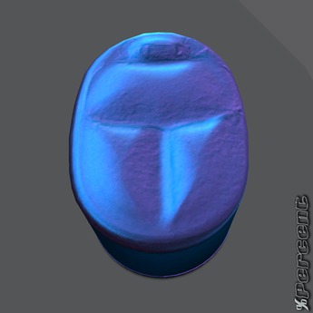 Second Life Marketplace - % Scarab Poof (unicorn blue) *MESH*