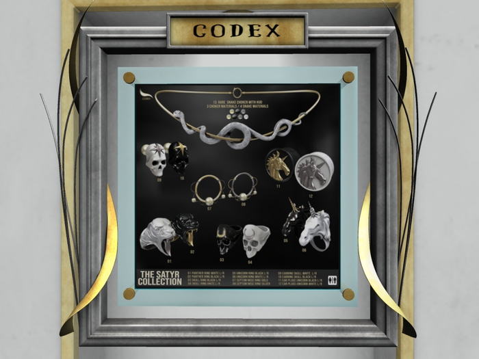 Second Life Marketplace - 12 CODEX_EAR PLUGS UNICORN WHITE