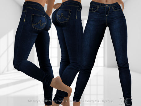 Second Life Marketplace - J.H.C.*Nicky* Jeans (BLUE)