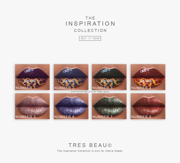 Second Life Marketplace - [TRES BEAU MAKEUP] THE INSPIRATION COLLECTION (3)
