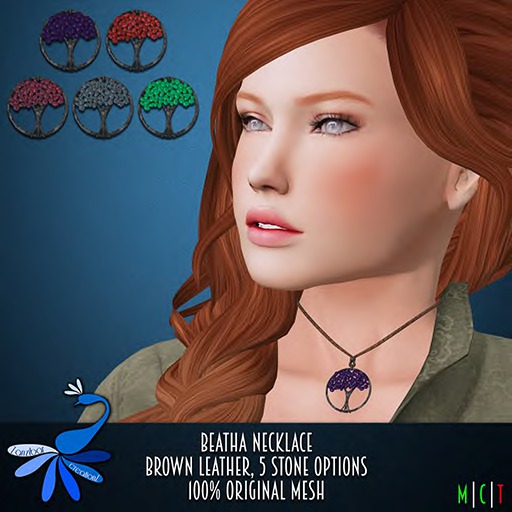 Second Life Marketplace - .: ZcZ :. Beatha Necklace {brown}