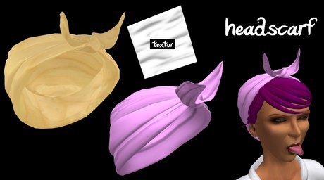 Second Life Marketplace - *Diesel Magic* headscarf sculpted maps