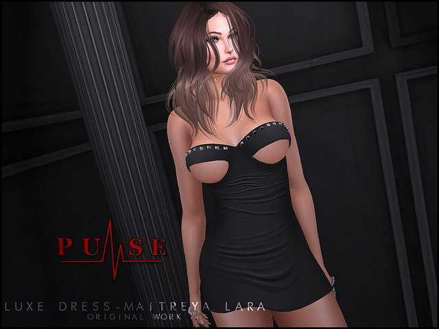 Second Life Marketplace - .:PULSE:. Luxe Dress - Maitreya Lara - White