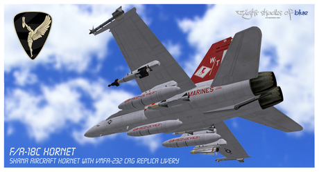 Second Life Marketplace - F/A-18 Red Devils Pack v1.3 Paint kit (Eight ...