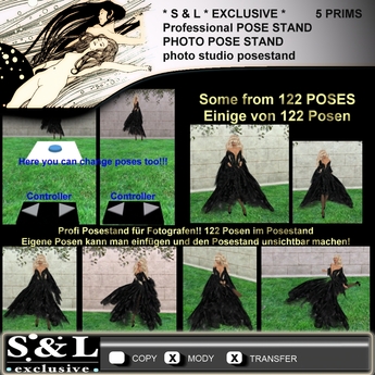 Second Life Marketplace - * S & L * EXCLUSIVE * Professional POSE STAND ...