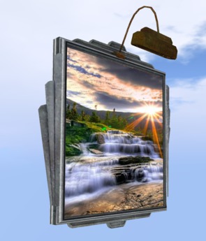Second Life Marketplace - ANIMATED GIF WATERFALL INCUD MESH FRAME