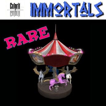 Second Life Marketplace - Culprit Immortals Carousel Pegasus RARE