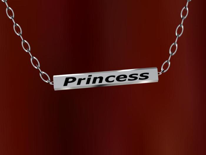 Second Life Marketplace - TM Princess Bar Necklace - Color Change ...