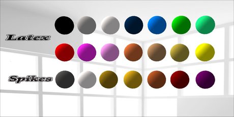 Second Life Marketplace - ☾ⅅⅅ☽ Body Spikes Latex Multimetal / MAITREYA ...