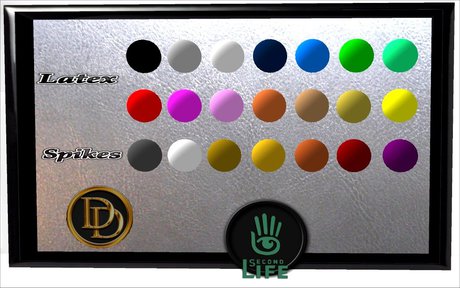 Second Life Marketplace - ☾ⅅⅅ☽ Body Spikes Latex Multimetal / MAITREYA ...