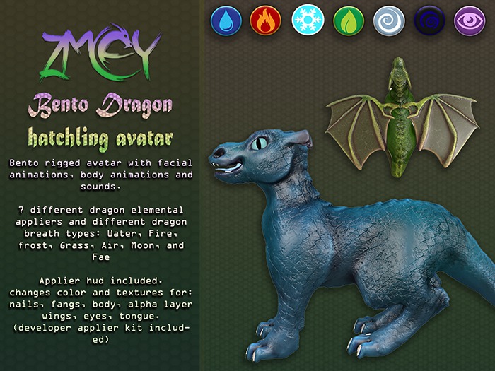 Second Life Marketplace - :Zmey: dragon egg (avatar) b.1.0