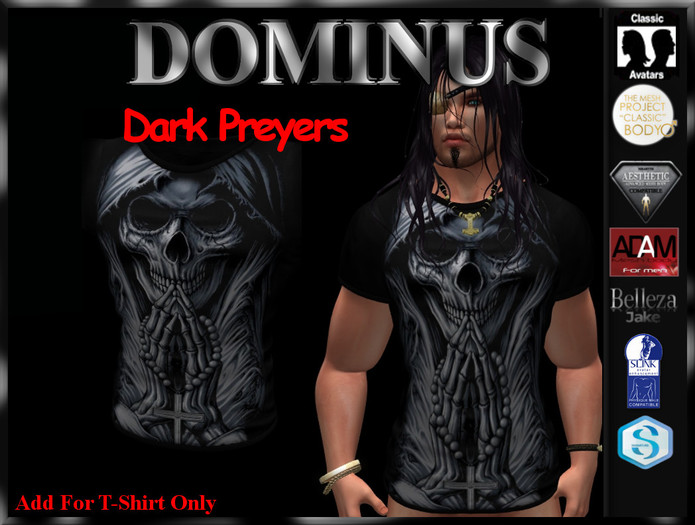 Second Life Marketplace - ~DOMINUS~Dark Preyers TSHIRT (BOXED)