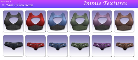Second Life Marketplace - V-Tech Boi Chest Immie's Halter and Shorts