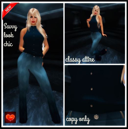 Second Life Marketplace - Savvy Look Chic outfit