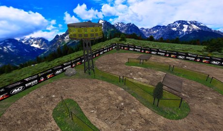 Second Life Marketplace - 1/4 SIM Skybox Raceway "Dirt Track" - QUARTER ...